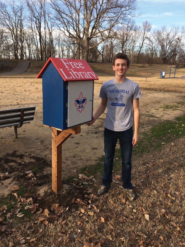 Scout Working on “Little Libraries” Project - Henderson Family Magazine
