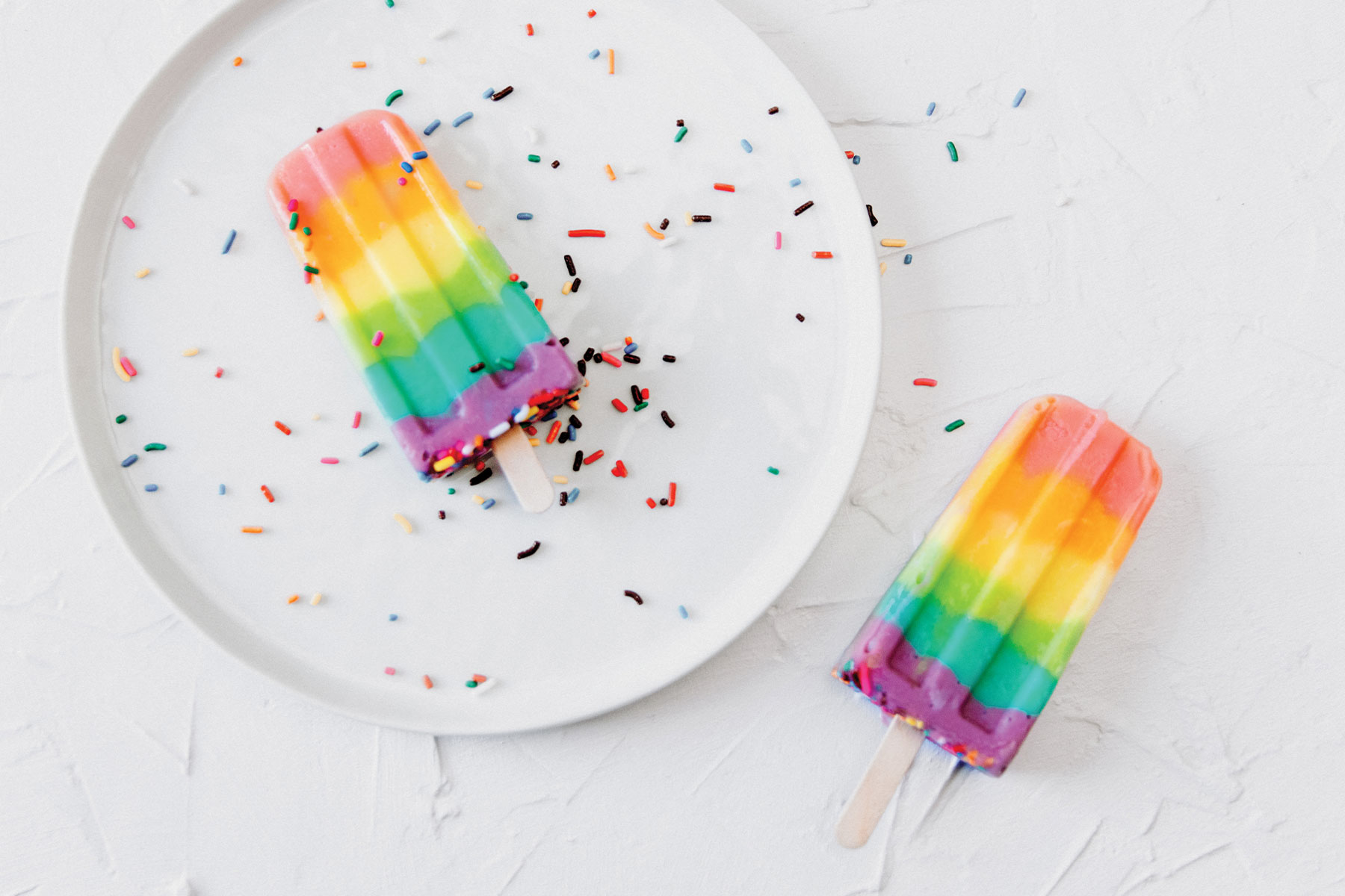 Rainbow Popsicles - Henderson Family Magazine