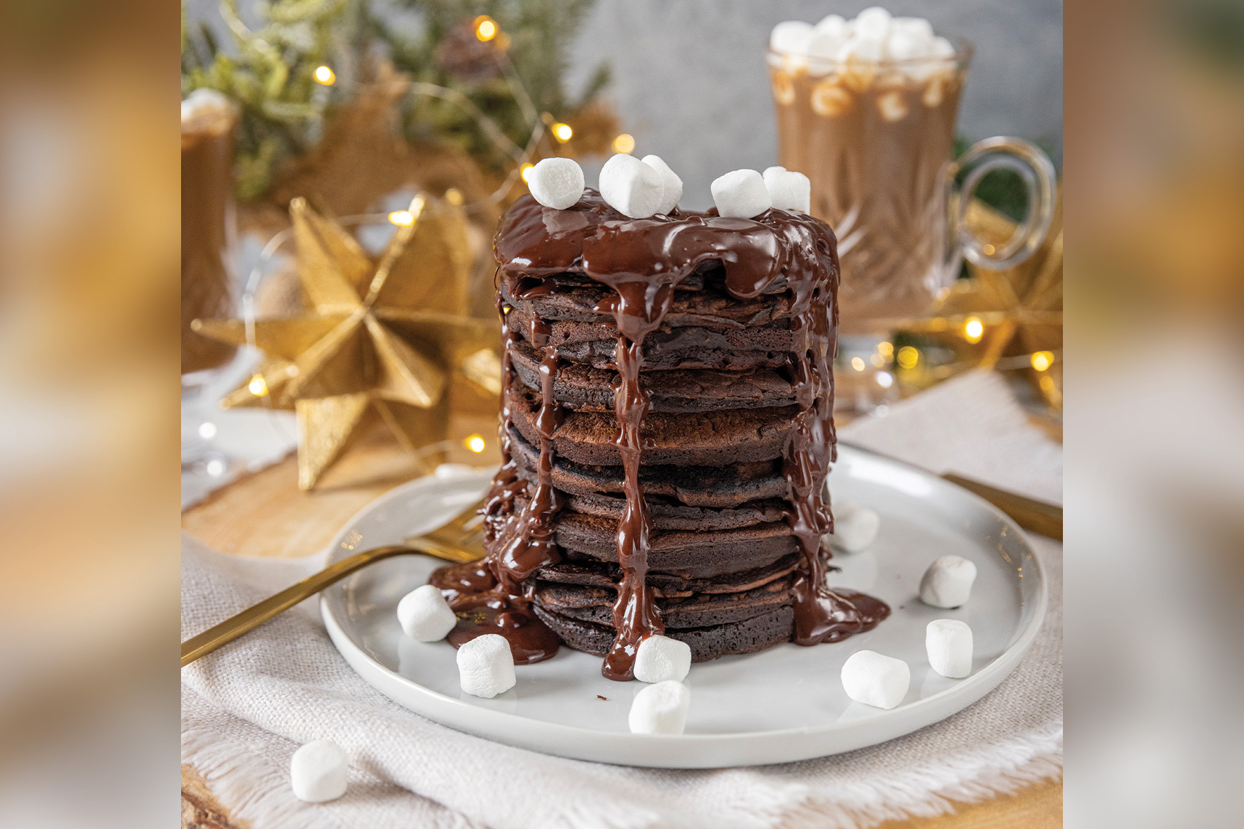 Hot Chocolate Pancakes - Henderson Family Magazine